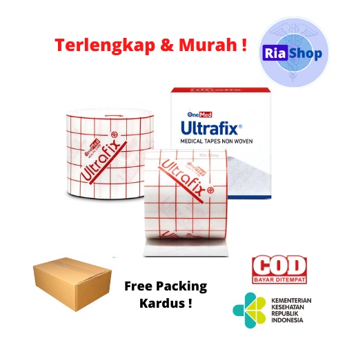 Jual ULTRAFIX ( 5 CM x 5 M ) - ONEMED | PLESTER PENUTUP LUKA | PLESTER ...