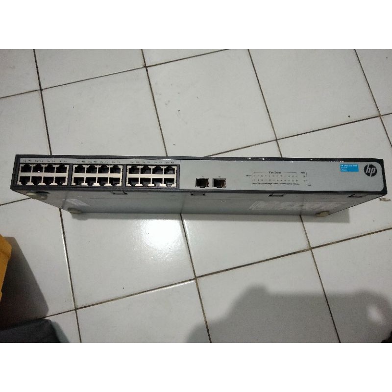 Jual Switch Gigabit 24port Rj45 2 Sfp HP 1420-24g-2Sfp (JH017A) | Shopee Indonesia