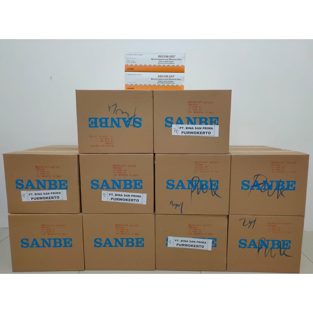 Jual BecomZet - Multivitamin & Mineral (Covid-19) Multivitamin Vitamin ...