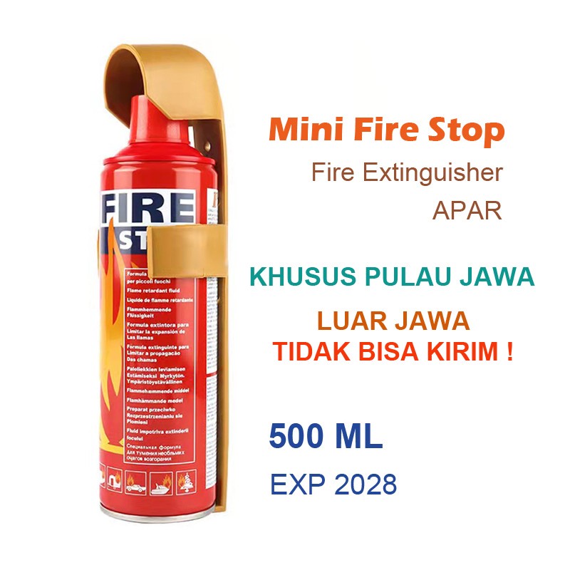Jual Alat Pemadam Api Ringan APAR Mini Fire Stop Extinguisher Mobil 500ML | Shopee Indonesia