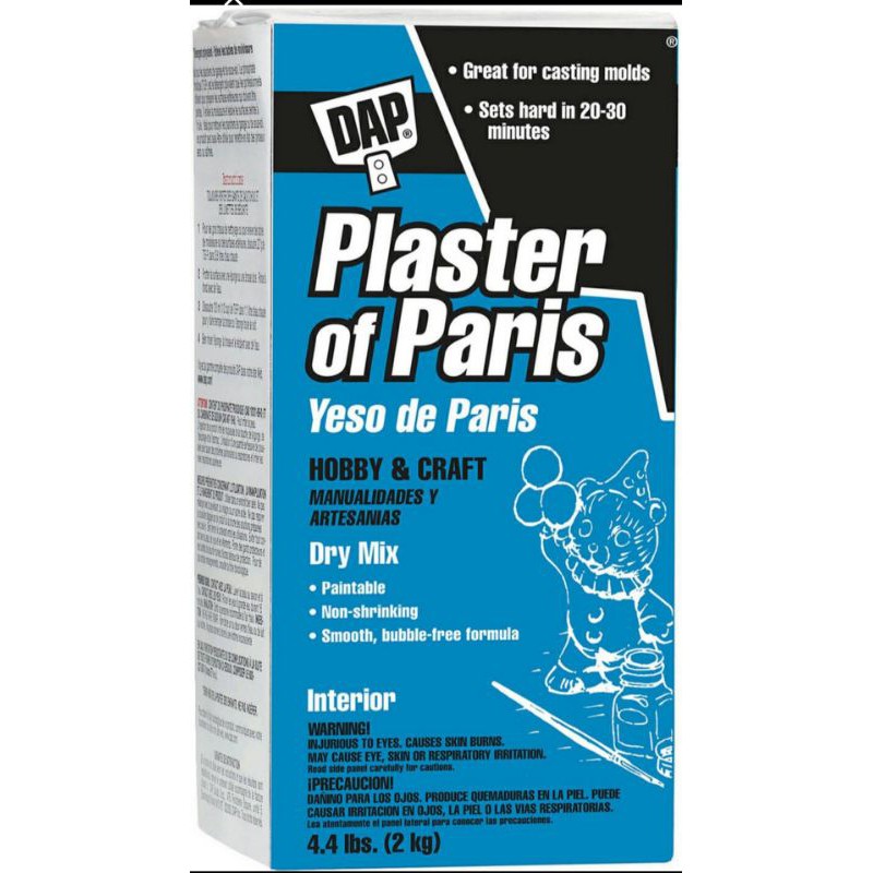 Jual Plaster of paris hobby & craft speciality DIY 1kg Indonesia|Shopee ...