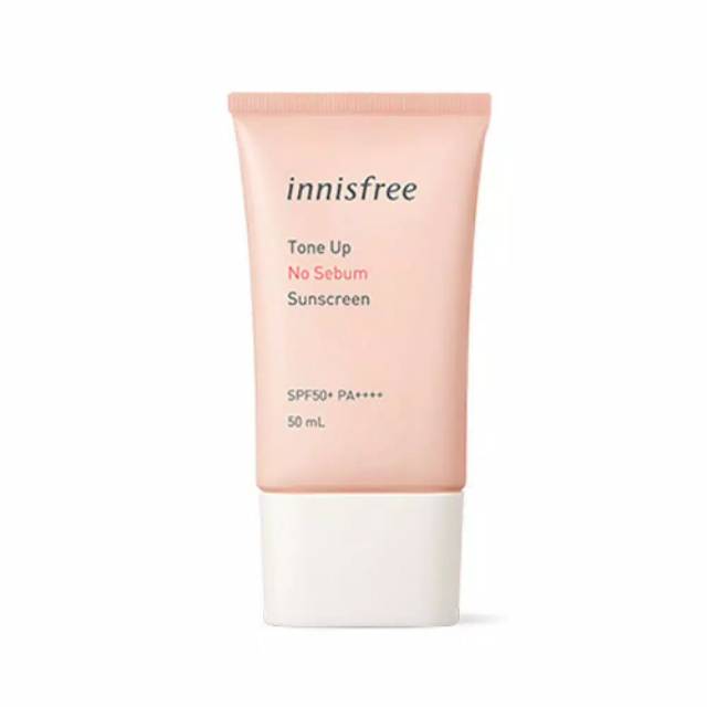 Jual Innisfree Tone Up No Sebum Sunscreen SPF 50 PA+++ 50ml Indonesia|Shopee Indonesia