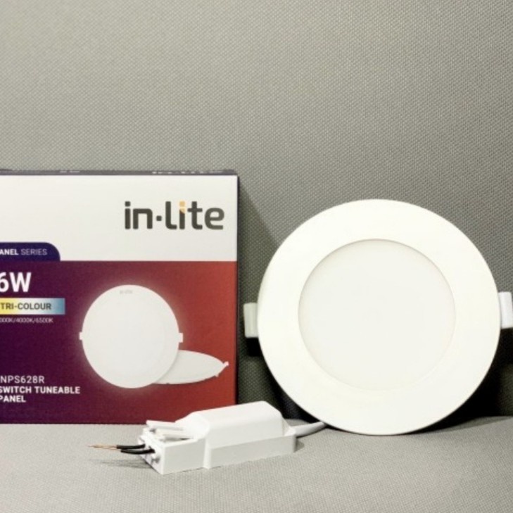 Jual INLITE IN LITE LED Panel 6W 6 WATT Round IB Inbow Ditanam TUNEABLE ...