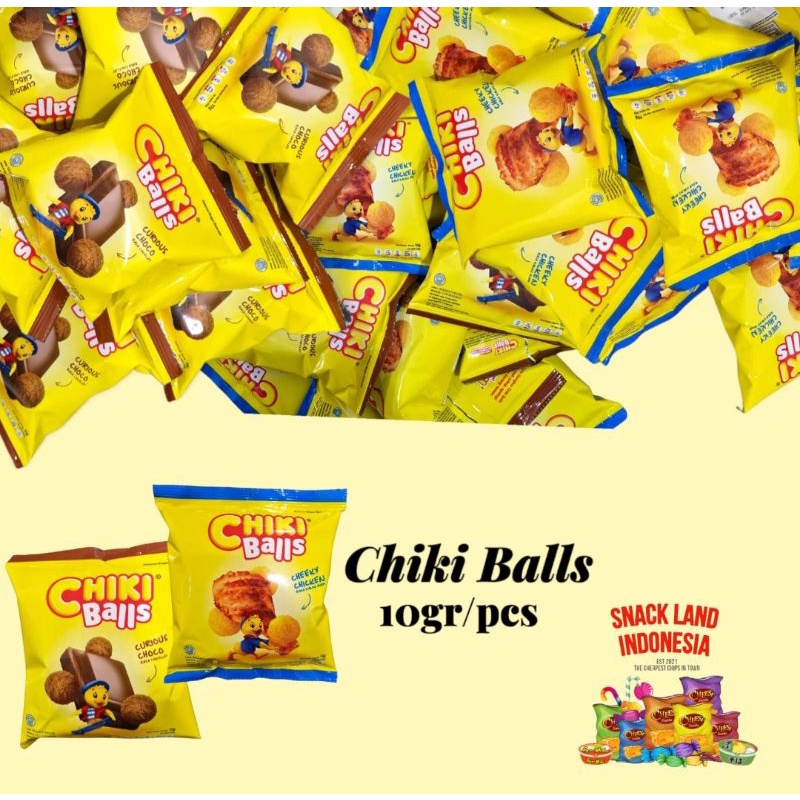 Jual Chiki Balls Rasa Coklat keju atau ayam - 10 Gr | Shopee Indonesia