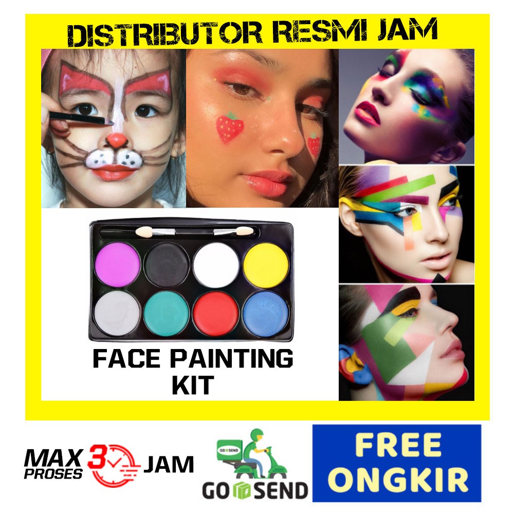 Jual TERMURAH CAT MINYAK / FACE KOSTUM FACE PAINT KIT MEWARNAI WAJAH ...