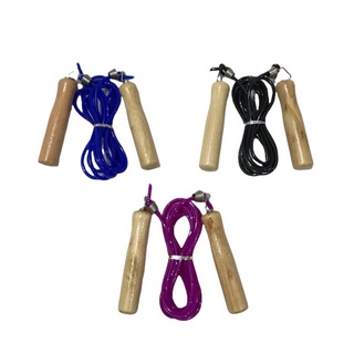 Jual FRASSER Skipping Kayu Lompat Tali Gagang Kayu Adjustable | Skiping ...