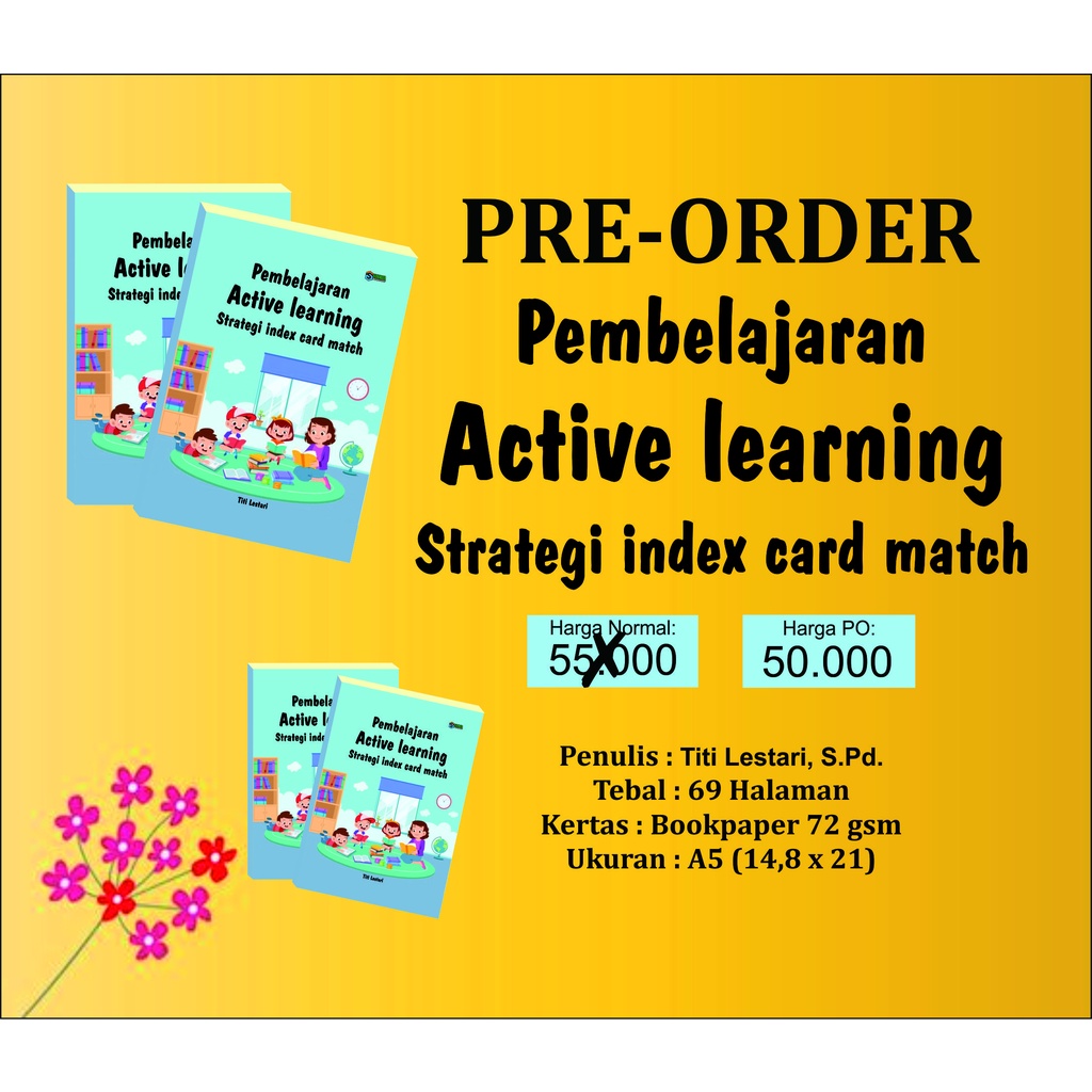 Jual Pembelajaran Active learning Strategi index card match | Shopee Indonesia