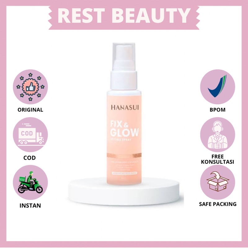 Jual HANASUI - Fix & Glow Setting Spray BPOM | Shopee Indonesia