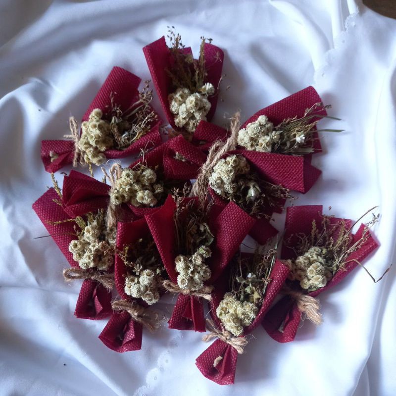 Jual Mini Buket Bunga Kering / Dried Flower Bucket | Shopee Indonesia