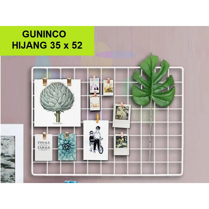Jual GUNINCO HIJANG hiasan dinding wire grid wall besi | Shopee Indonesia