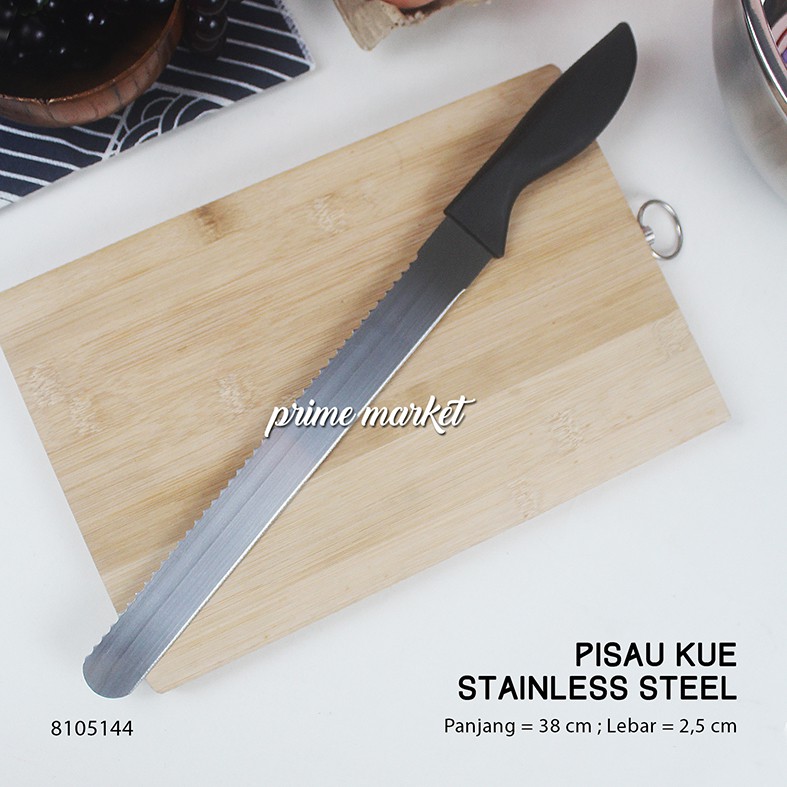 Jual Pisau Kue 2 in 1 / Pisau Roti 2 Sisi Stainless Steel / Pisau ...