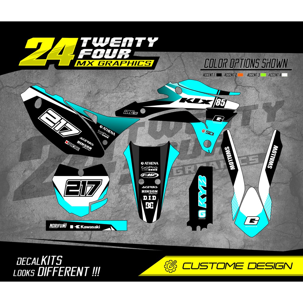 Jual Decal Klx Body Gordon - Costume Design - Decal Gordon - Decal KLx ...