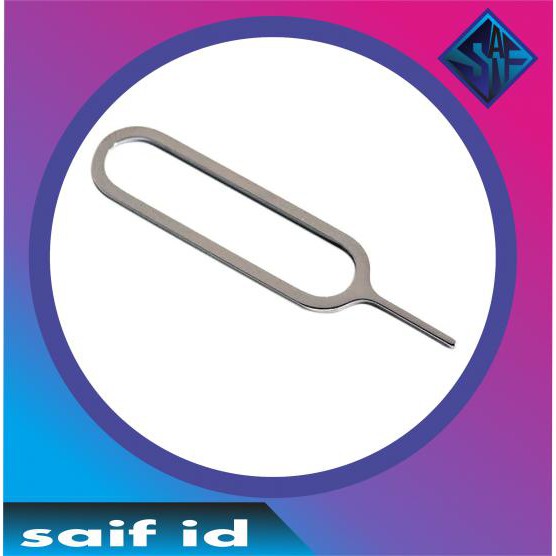 Jual Jarum Pembuka Slot Kartu SIM Card/ Pin Aluminium Sim Card Ejector ...