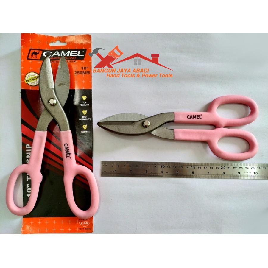 Jual Gunting Seng / Gunting Baja Ringan / Aluminium 10 INCH (10") Camel BJ | Shopee Indonesia