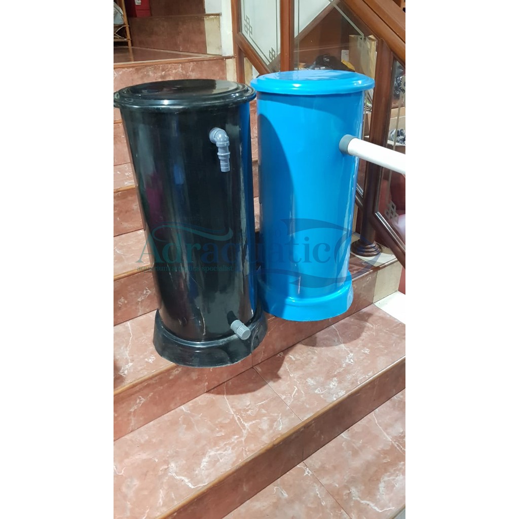 Jual TABUNG TONG FILTER KOLAM FIBER 30X70 CM BIRU HITAM BOX BOK BOKS ...