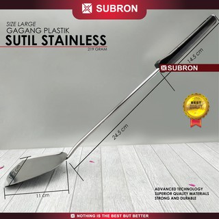 Jual SUBRON Spatula Panjang 50cm Susuk Sutil Sodet Stainless Gagang ...