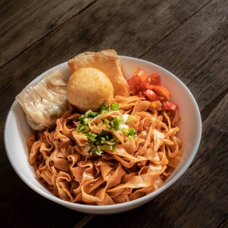 Jual Mie Lebar Kering SAU TAO / Mee Pok / Amoy Bean Strip Noodle [250 ...