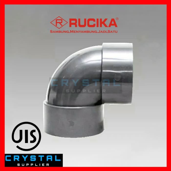 Jual KNIE POLOS RUCIKA 2" inch D-DL PVC 90° derajat / ELBOW Knee Keni L | Shopee Indonesia