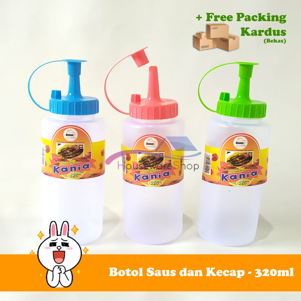 Jual Sauce Keeper / Botol Saus Saos dan Kecap Kania - 320ml Indonesia ...