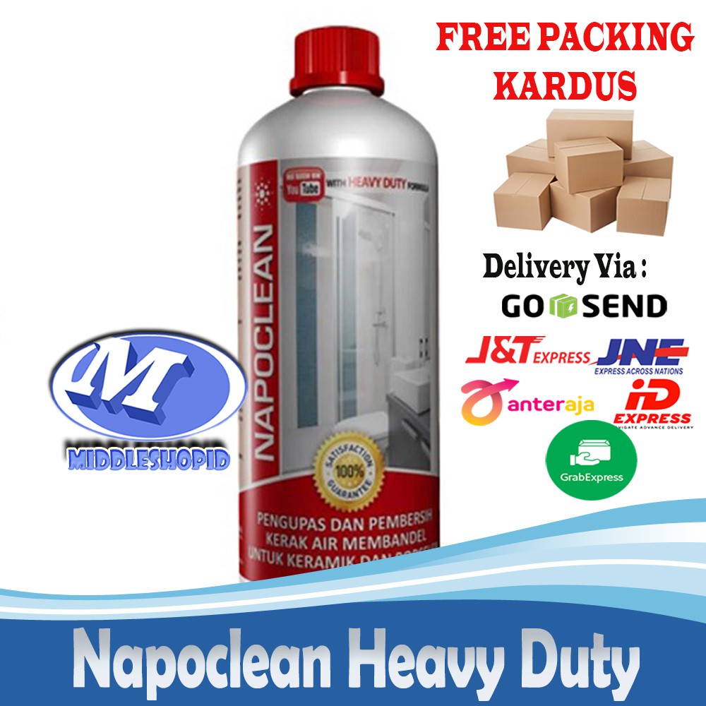 Jual Napoclean 1 Liter Merah Heavy Duty | Shopee Indonesia