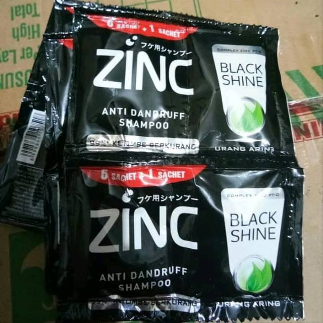 Jual Shampo Zinc Hitam Black Shine Sachet | Shopee Indonesia