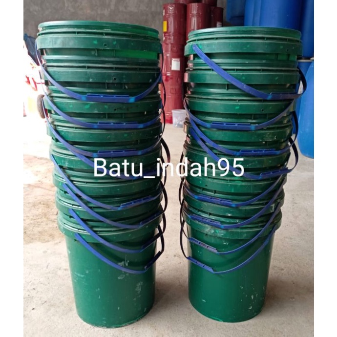Jual Ember Bekas 25kg - Pail Plastik Bekas - Ember Serbaguna Plus Tutup ...