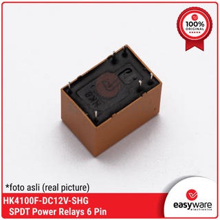 Jual Relay HUI KE HK4100F-DC12V-SHG Relay 12V 6 Pin HK4100F Relay SPDT ...