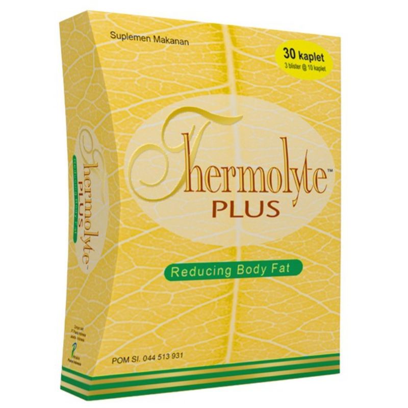 Jual Thermolyte Plus /Kaplet Herbal / Pelangsing Alami / Penurun Berat ...