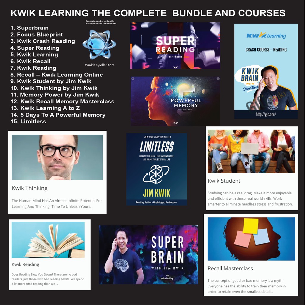 Jual KWIK LEARNING THE COMPLETE BUNDLE AND COURSES | Shopee Indonesia