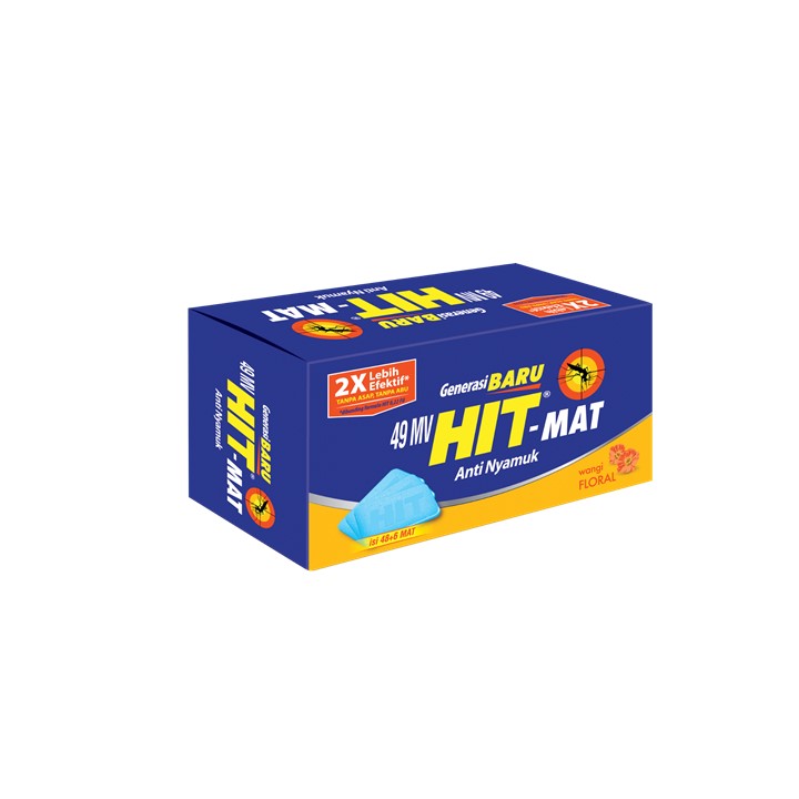 Jual Hit Mat Floral 48+6's - Obat Nyamuk Elektrik - Bunuh Nyamuk ...