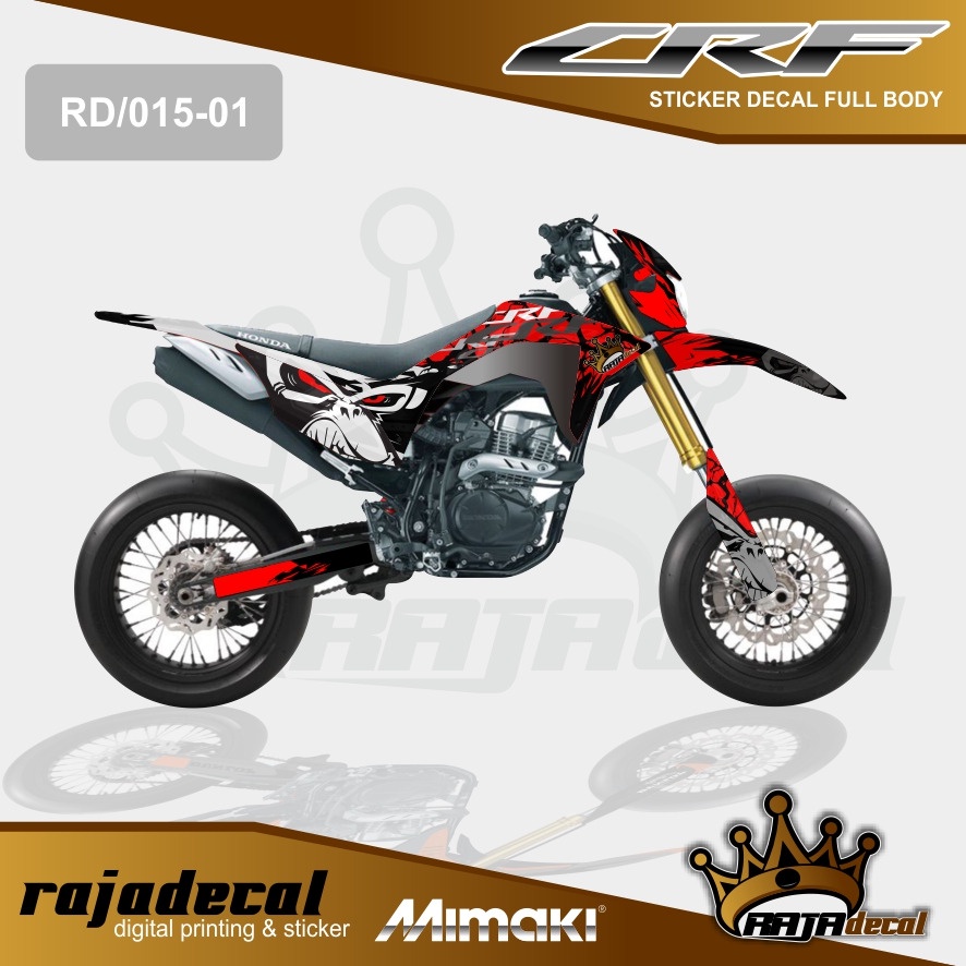 Jual DECAL STIKER CRF - CUSTOM DESAIN - SPECIAL EDITION RAJA DECAL ...