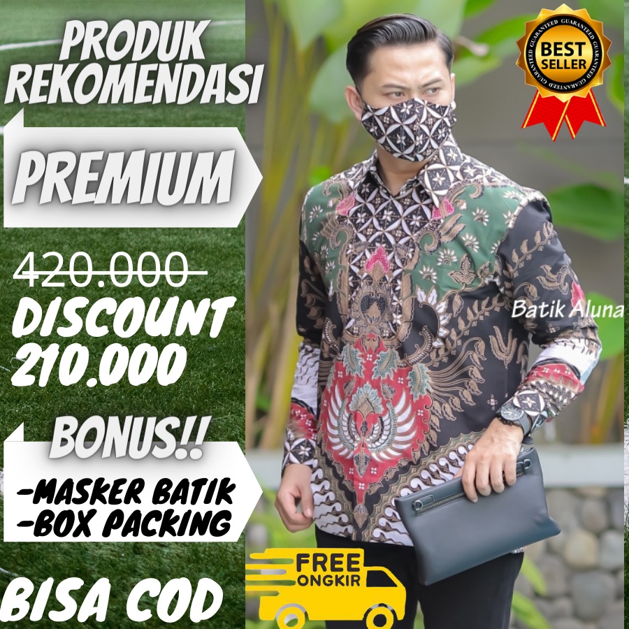 Jual Batik Pria Baju Batik Pria Batik Pria Lengan Panjang Kemeja Batik ...