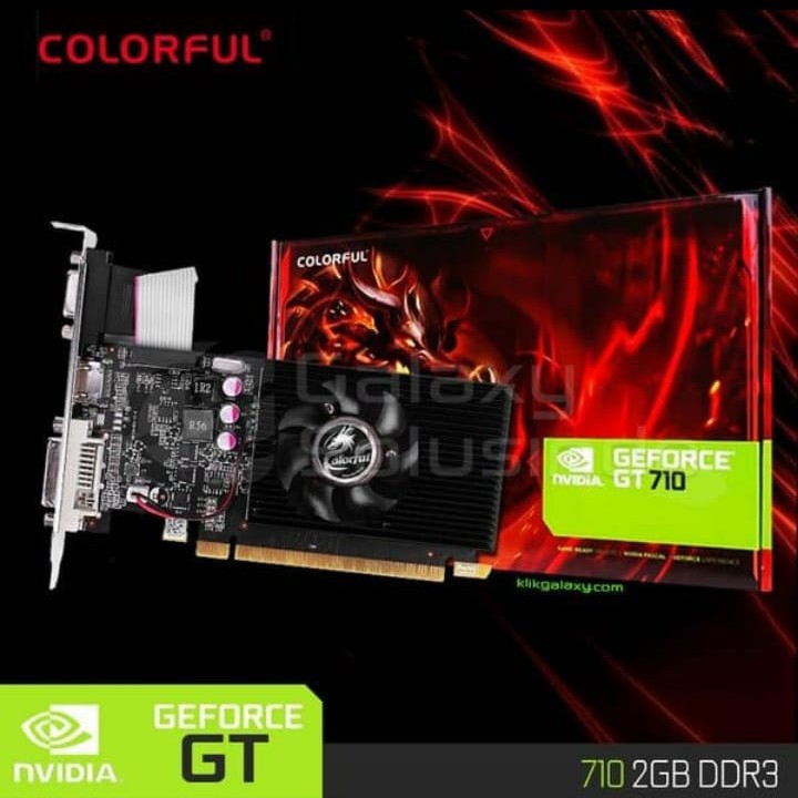 Jual VGA CARD COLORFUL GEFORCE GT710 2GB DDR3 . ORIGINAL | Shopee Indonesia
