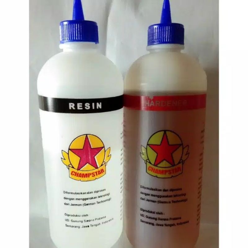 Jual Epoxy Chapstar Biru Tua Botol 1kg (Resin & Hardener) | Shopee ...