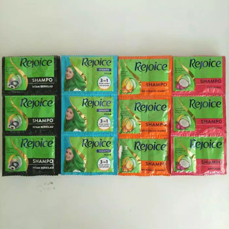 Jual Shampo conditioner Rejoice isi 12 sachet/RENCENG all variant ...