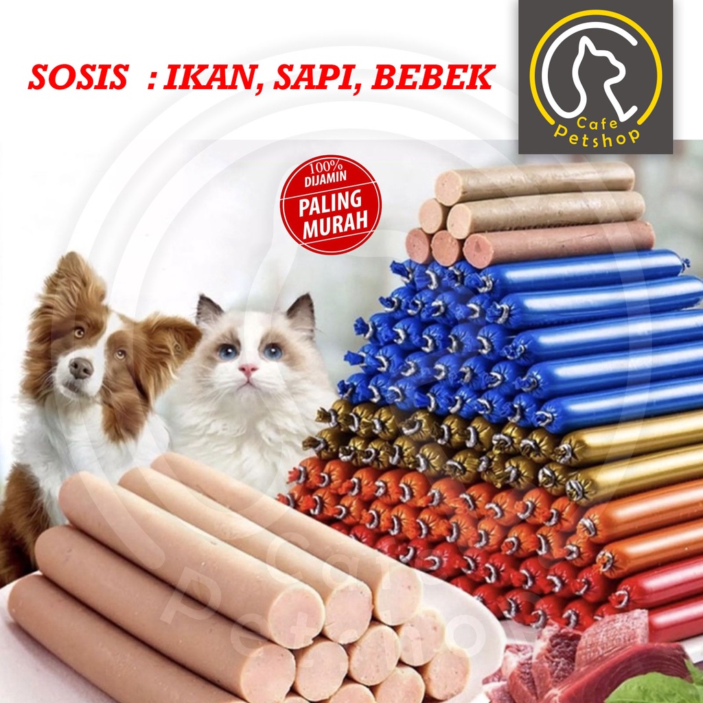 Jual Sosis Kucing Snack Sosis Kucing Snack Anjing Sosis Cemilan Anabul ...