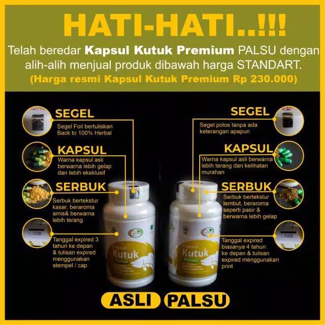 Jual ORIGINAL KAPSUL KUTUK PREMIUM EKSTRAK ALBUMIN Sari ikan gabus obat sesar pengering luka ...