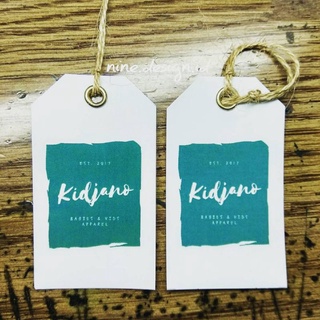 Jual Hang Tag Baju (FREE TEMPLATE DESIGN) - Label Baju - Cetak Hangtag ...