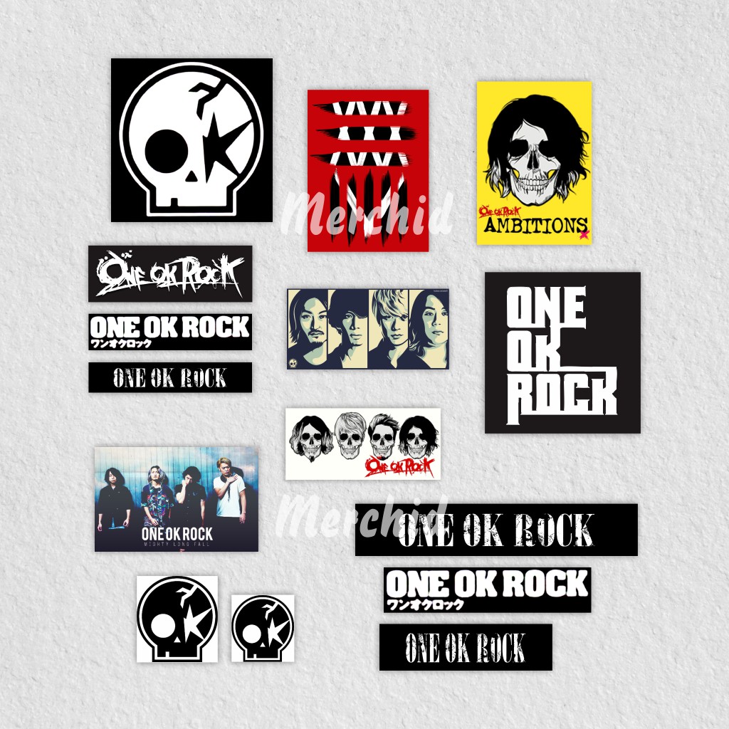 Jual Stiker Band One Ok Rock / Sticker Pack Indonesia|Shopee Indonesia