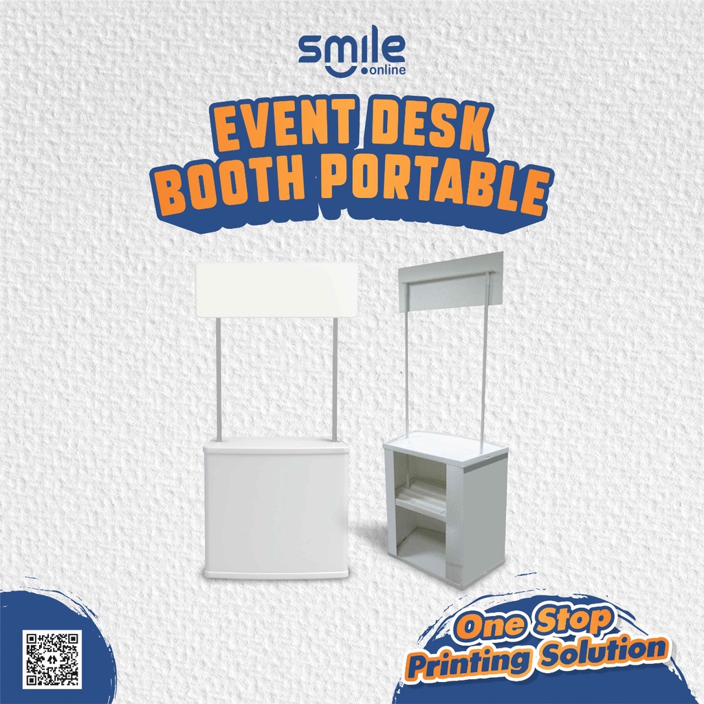 Jual Event Desk Hitam-Meja Jualan-Meja Promosi-Meja Pameran-Booth ...