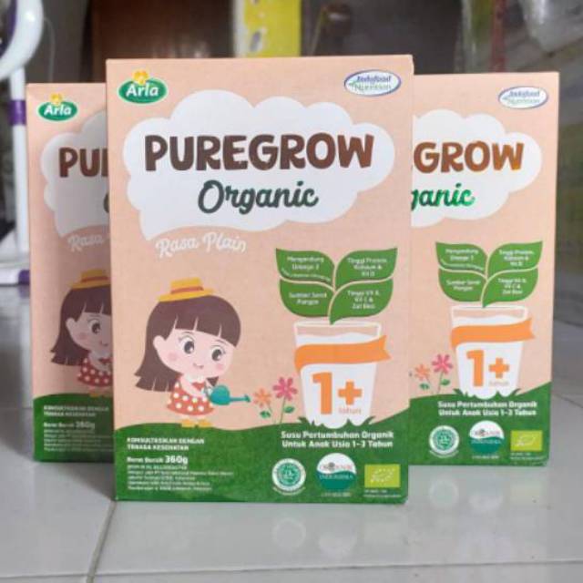 Susu formula organik PUREGROW 360gr | Shopee Indonesia
