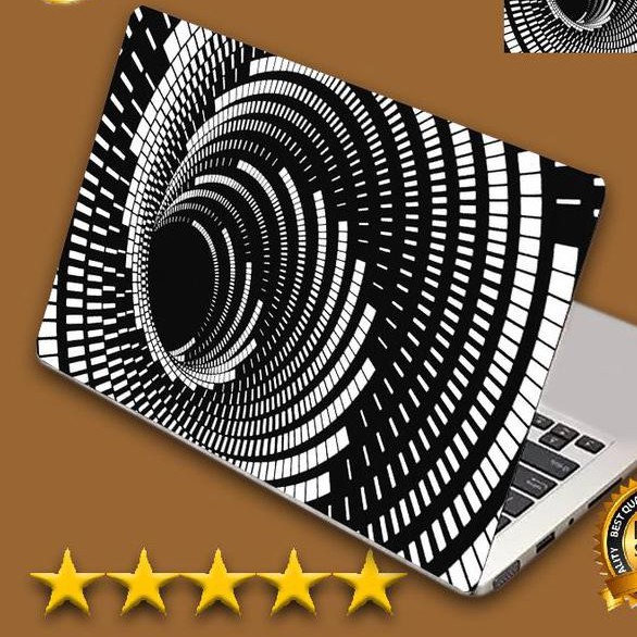 Jual Garskin Laptop lingkaran abstrak 3d Skin Laptop Stiker Laptop ...