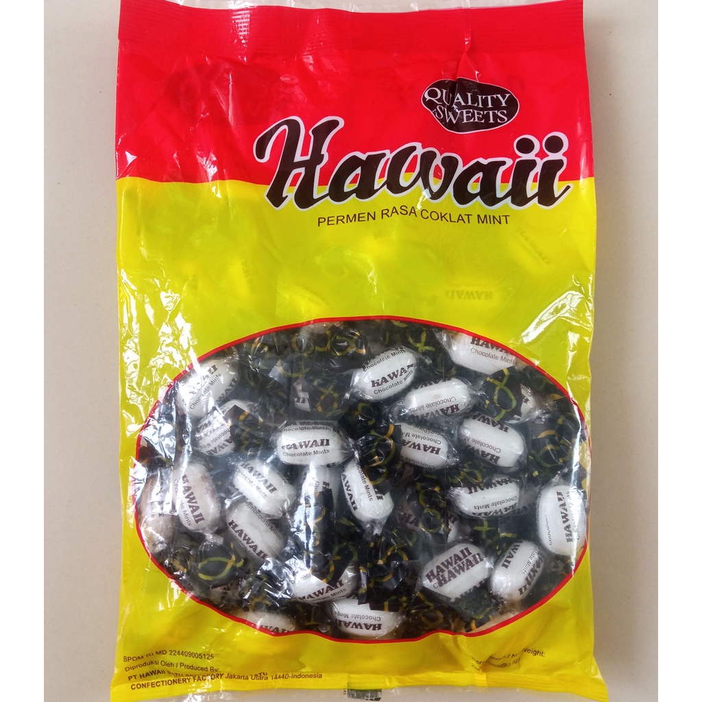 Jual Permen Hawaii Coklat Mint Chocolate Mint Permen Cokelat Jadul ...