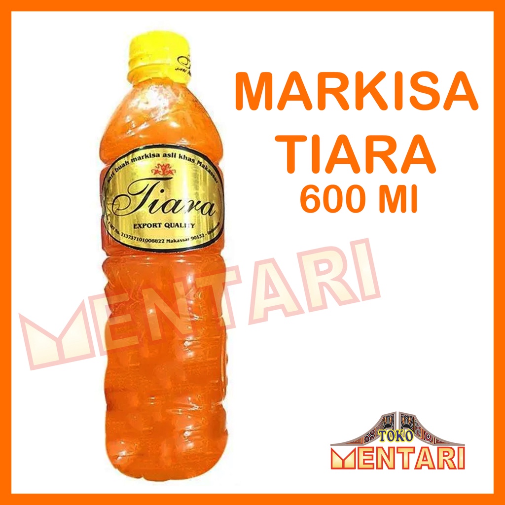 Jual Sirup Markisa Tiara 600 Ml Khas Makassar | Shopee Indonesia