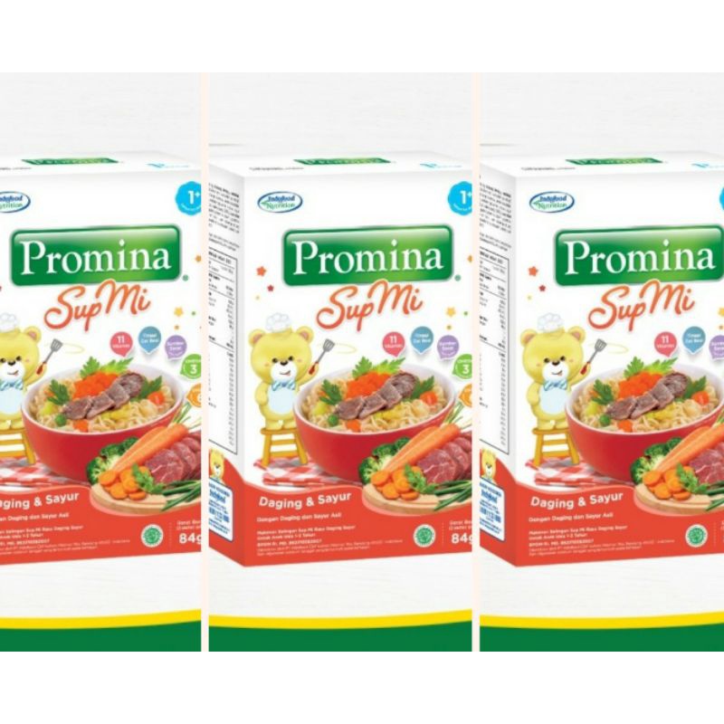 Jual PROMINA SUP MI 1+ 84GRAM ISI 3PCS(PAKET) | Shopee Indonesia
