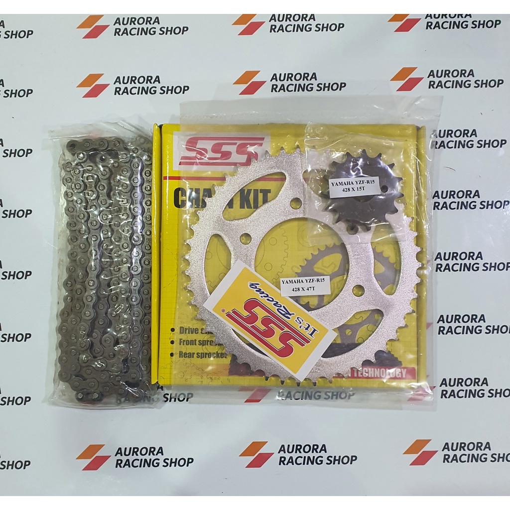 Jual GEAR SET SSS YAMAHA R15 OLD / V2 - SSS CHAIN KIT | Shopee Indonesia