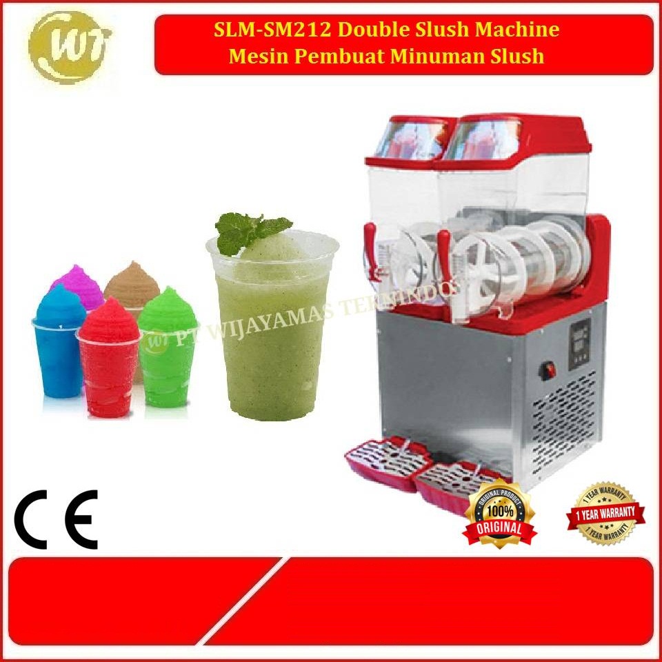 Jual SLM-SM212 Double Slush Machine - Mesin Pembuat Minuman Slush - FM ...
