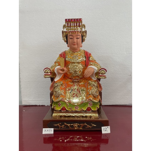 Jual patung Dewi samudra / Dewi mazu / Dewi Maco kayu 12in | Shopee ...