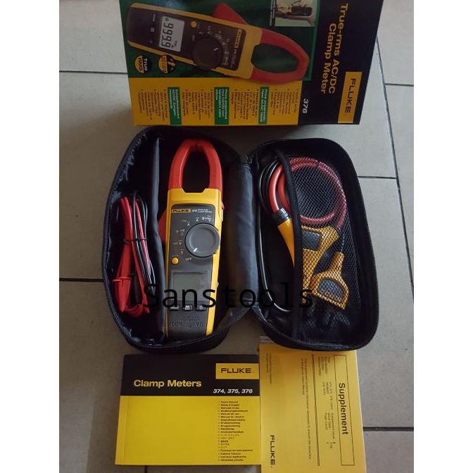 Jual Digital clamp meter FLUKE 376 TRUE RMS AC/DC WITH IFLEX | Shopee Indonesia