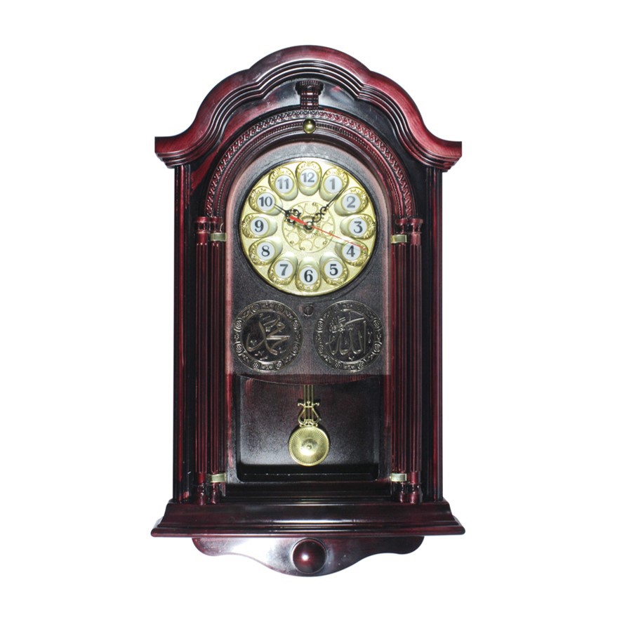 Jual Jam Dinding Kaligrafi Islami Bandul Nuansa Muslim Motif Kayu ... Jual Jam Dinding Kaligrafi Islami Bandul Nuansa Muslim Motif Kayu ...